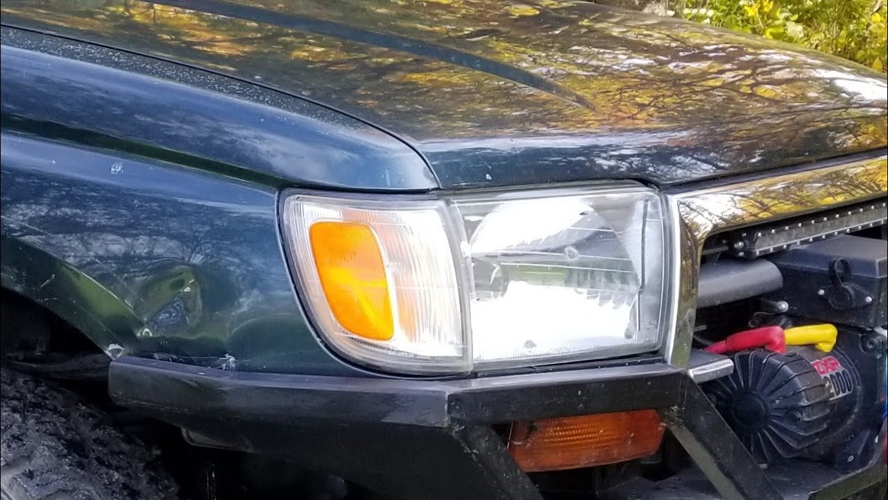 3rd gen 4runner. Better LED headlights. - YouTube