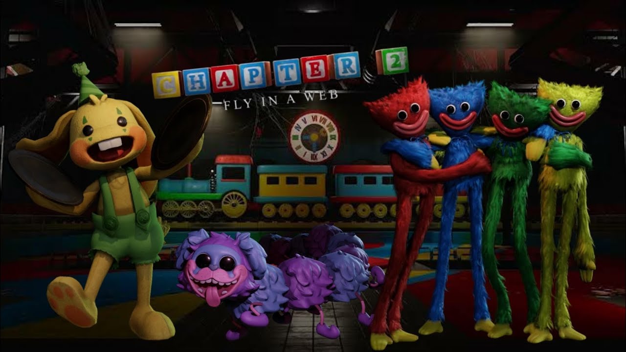 ALL GAMES IN POPPY PLAYTIME CHAPTER 2 | MUSICAL MEMORY , WACK A WUGGY ...