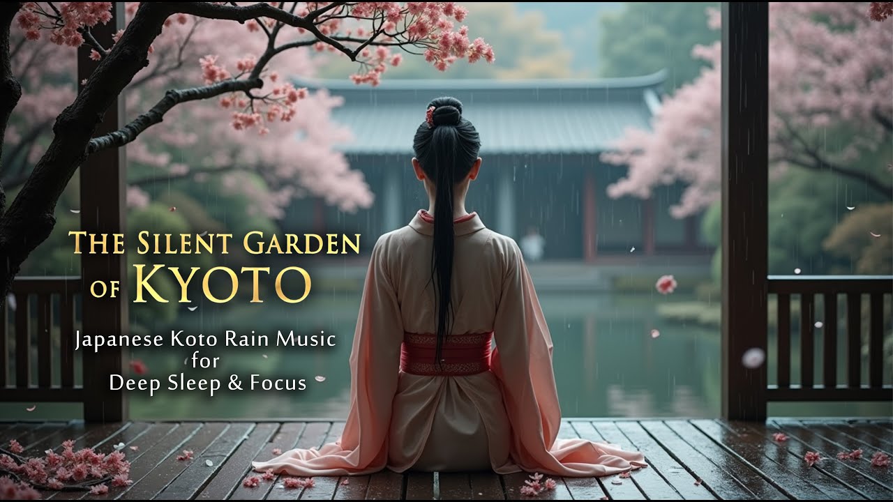 3 Hours Ancient Zen Music & Rain Ambience for Study & Focus 🌸 | The ...