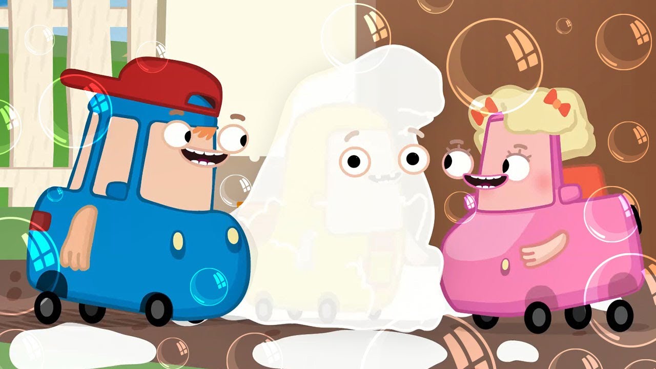 Cars for kids became ghosts! Funny cartoons for babies & videos for ...