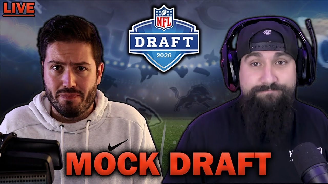 NEW NFL Mock Draft | LIVE With @Broshmo - YouTube
