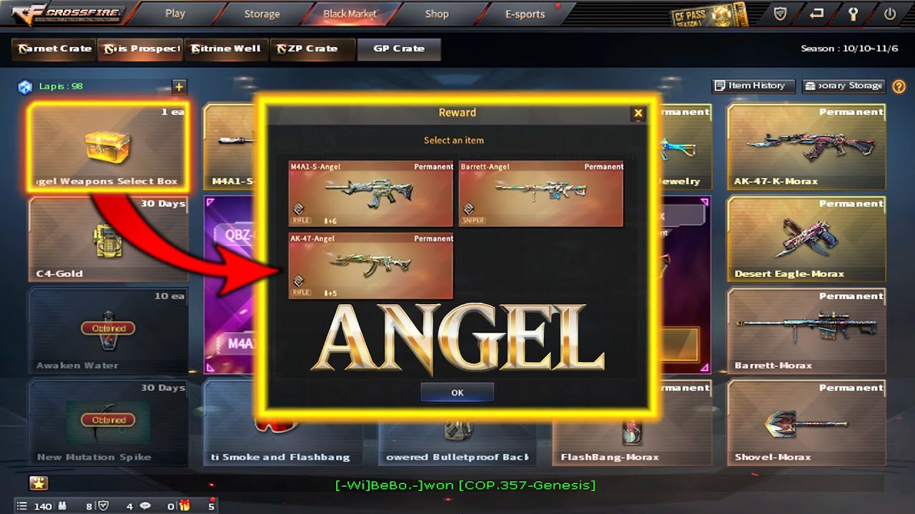 CrossFire West: WINNING Infinity Angels Select Box - Lapis Prospect ...