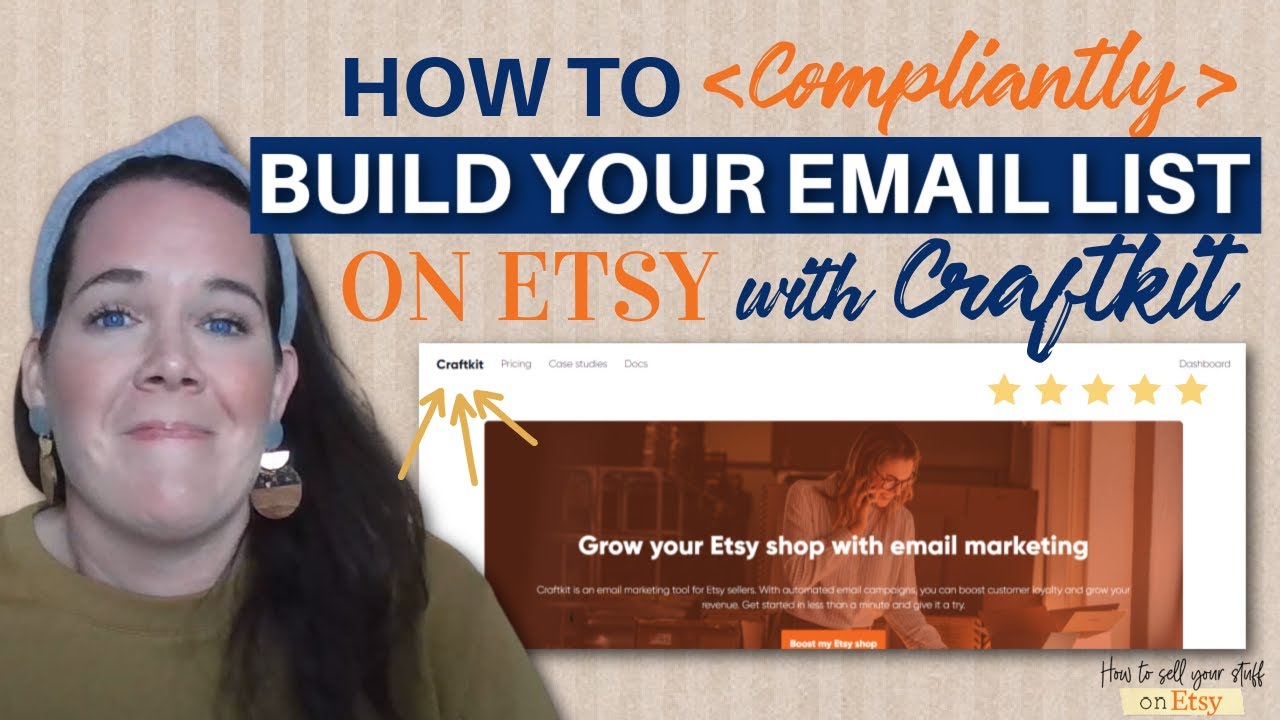 How to COMPLIANTLY Build Your Email List on Etsy with Craftkit - YouTube
