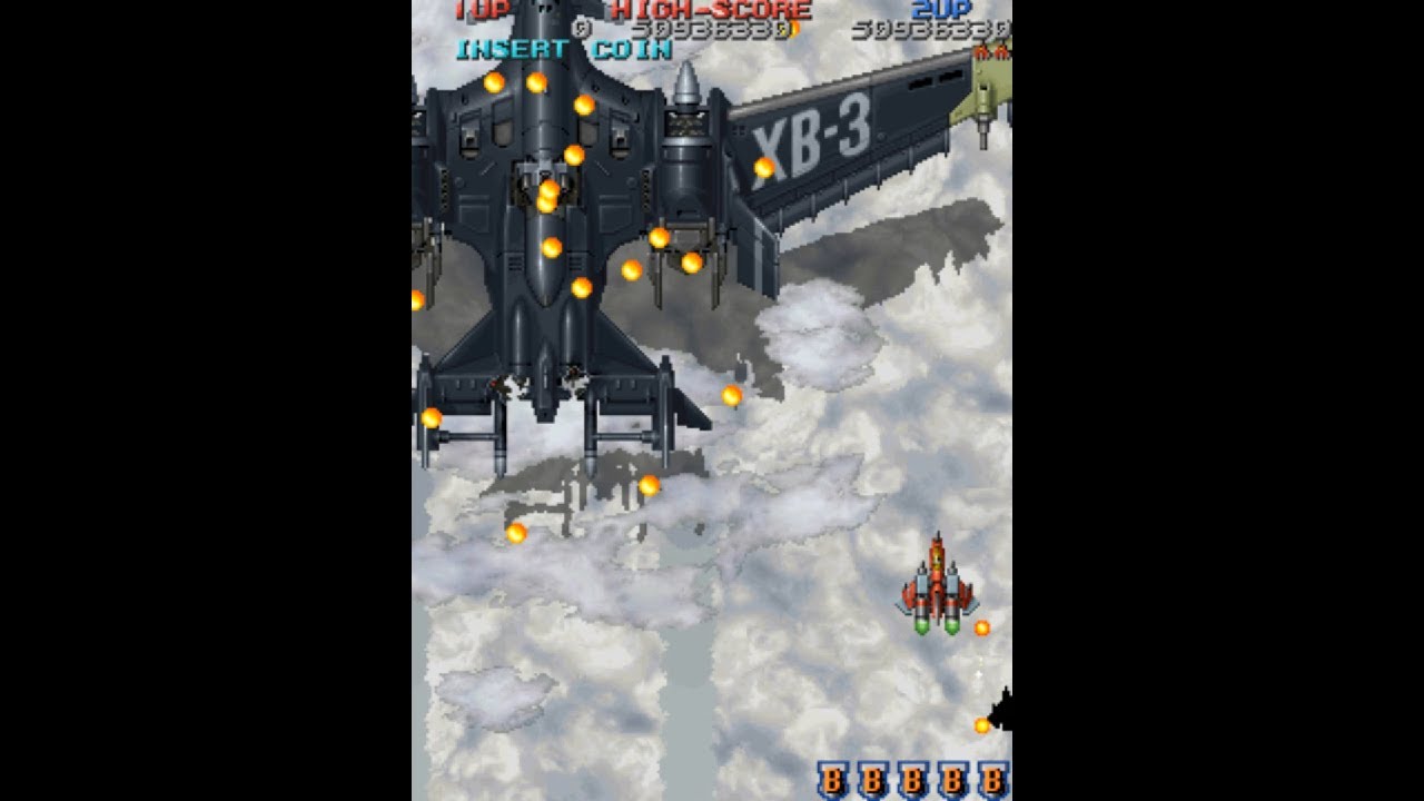 Raiden Fighters 2 (Arcade) - All (Raiden mk-II, 90 millions) - YouTube