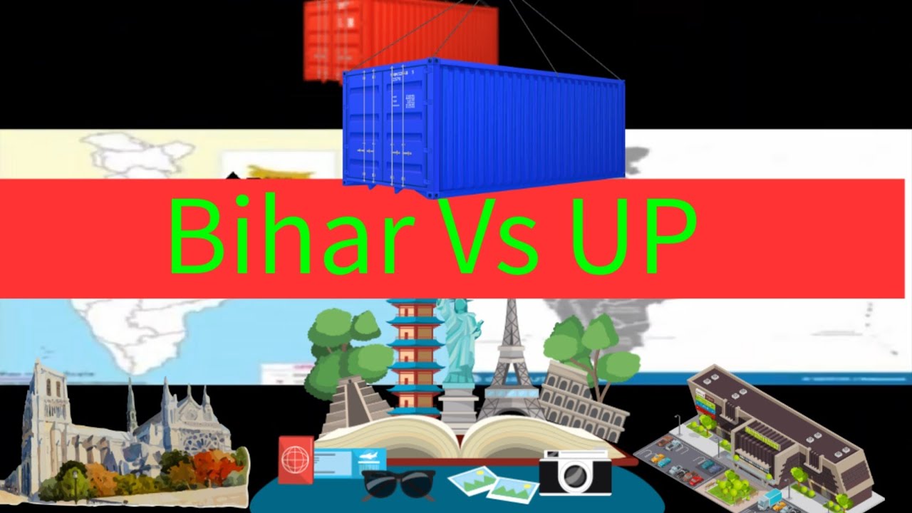 Bihar Vs Uttar Pradesh(UP)-full comparison video/बिहार और उत्तर प्रदेश ...