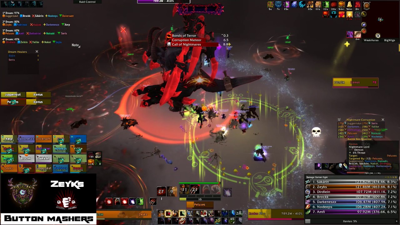 [Mythic] Xavius - Emerald Nightmare (Feral Druid Pov) - YouTube