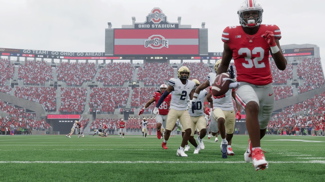 Ohio State Buckeyes vs. Akron Zips || EA College Football 25 CPU vs CPU ...