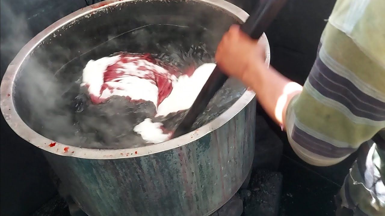 Fabric per mehron color karne ka tarika |Fabric dyeing mehron color ...