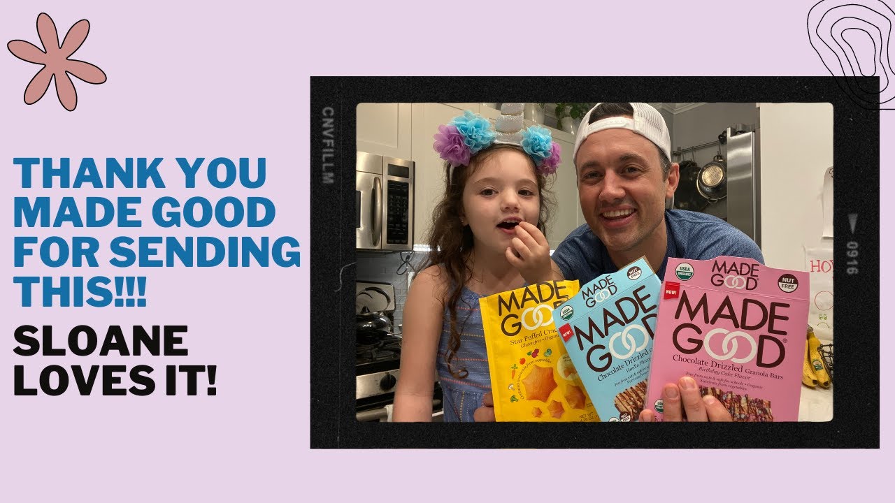 Made Good Snack Review Kids will surely love this! - YouTube