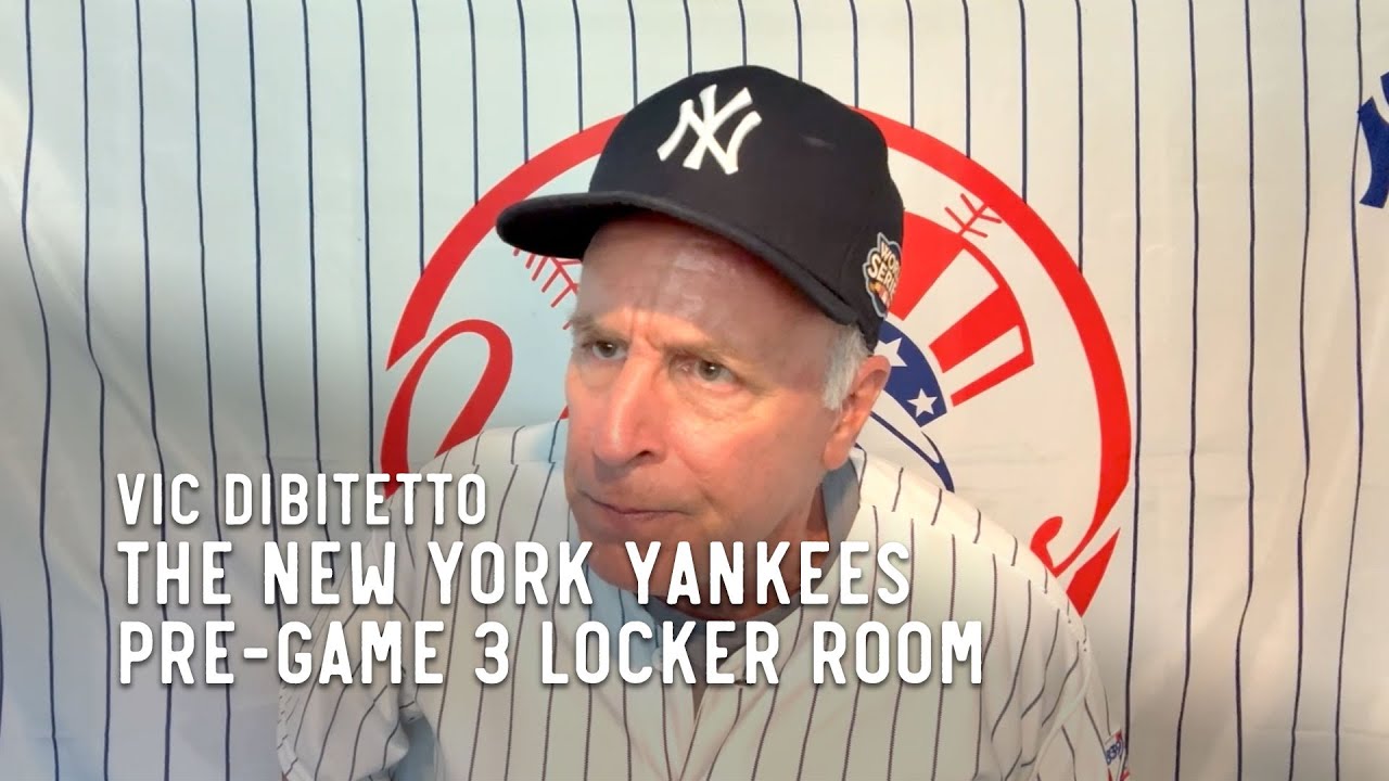 The New York Yankees Pre-Game 3 Locker Room - YouTube