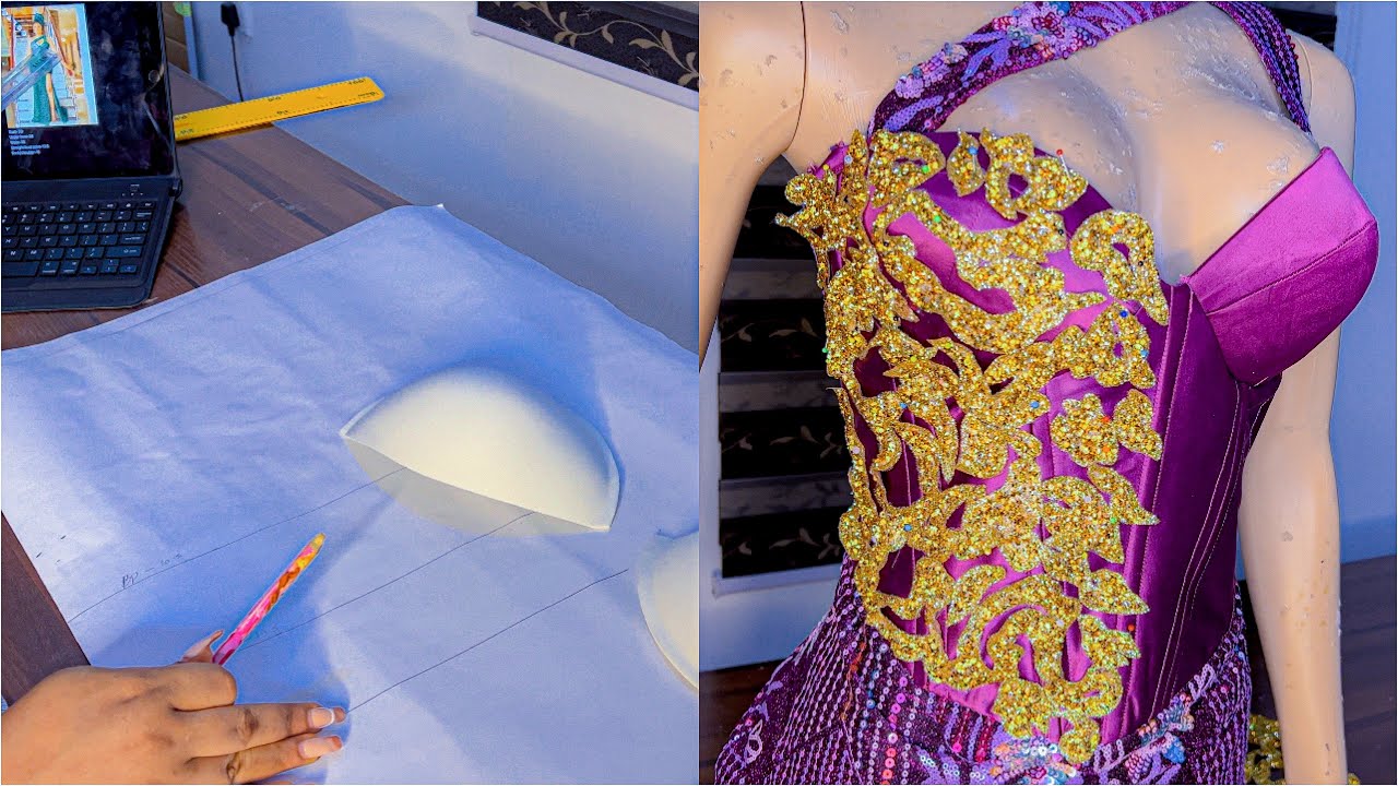 HOW TO DRAFT A CORSET PATTERN/ UPDATED AND EASY! - YouTube