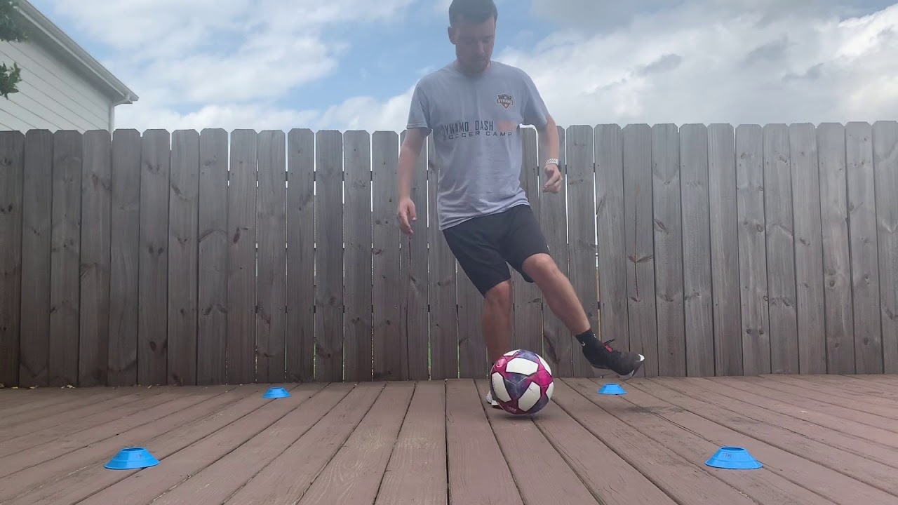 Ball Mastery - Skill 12 - Inside x4, Roll Over - YouTube