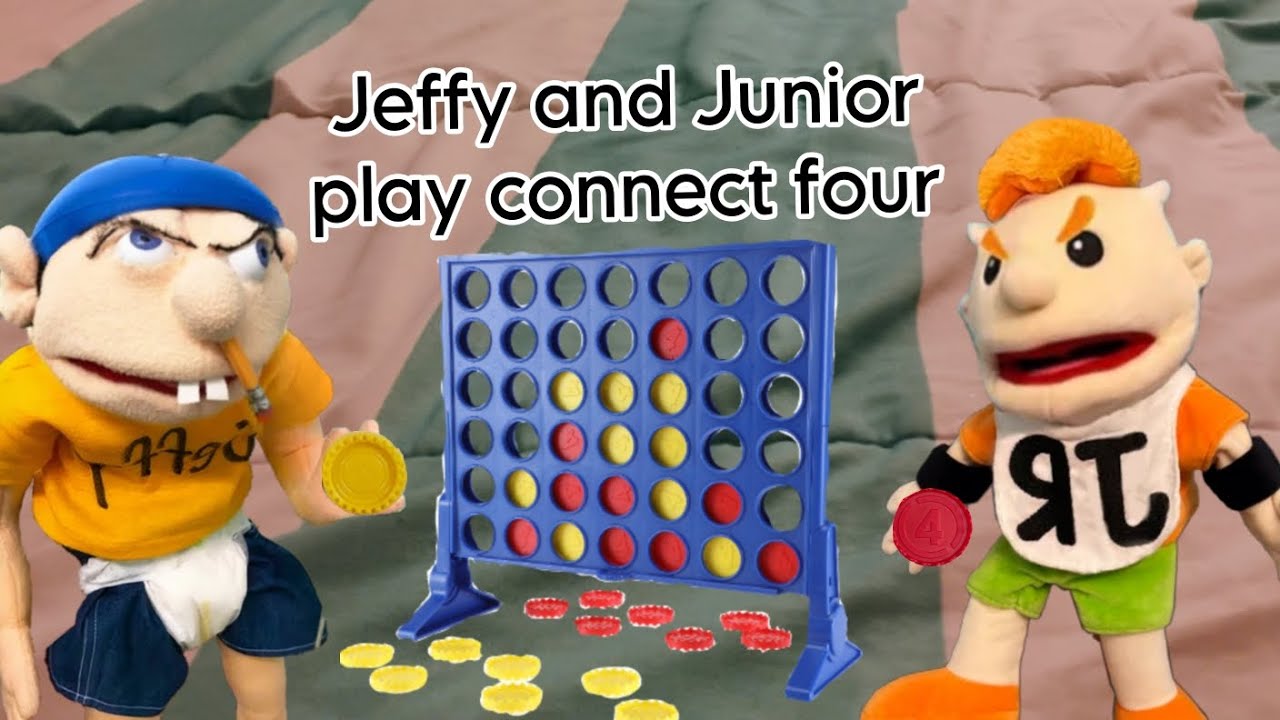 Jeffy and Junior play connect 4 - YouTube