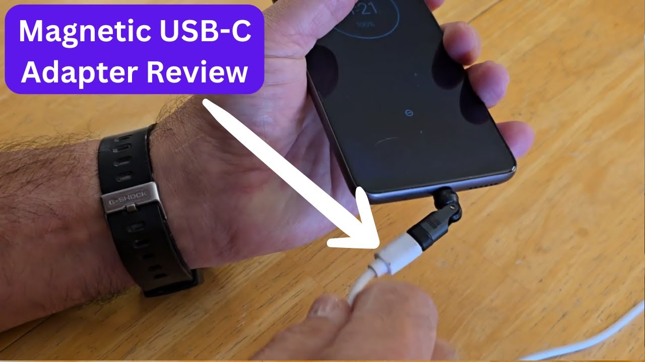 ⚡️Magnetic USB-C Adapter 240W Review! 💻🔌 Right Angle, Rotating Tips ...