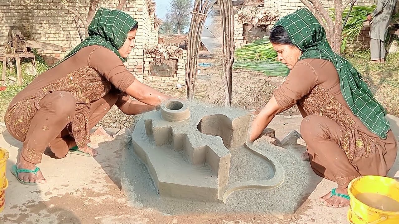 mitti ka chulha kese banta hai | how to make chulha at home | chulha ...