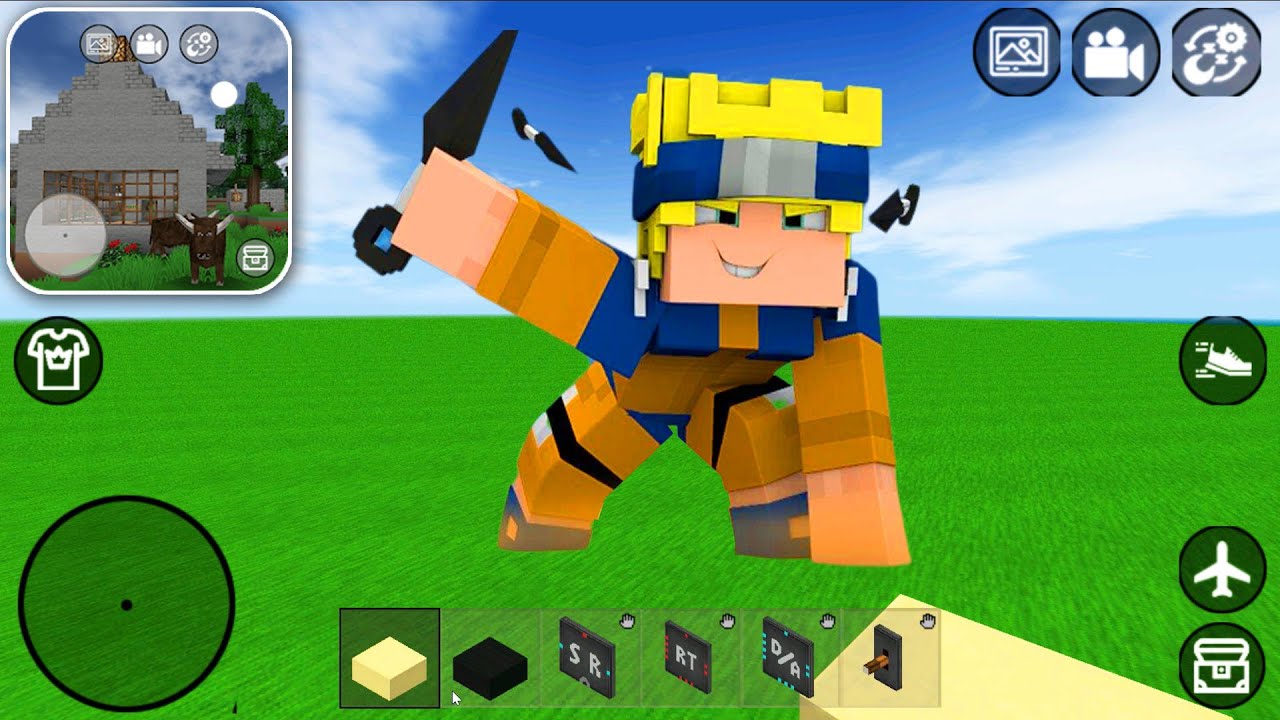 How to Summon NARUTO in MINI BLOCK CRAFT - YouTube