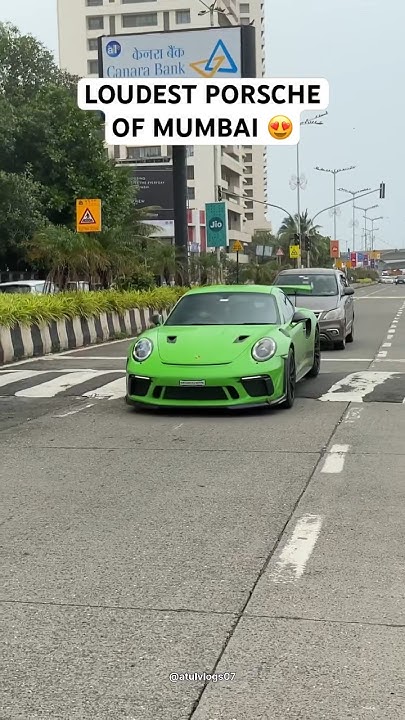 LOUDEST PORSCHE OF MUMBAI 😍 #porsche #supercars #mumbai - YouTube