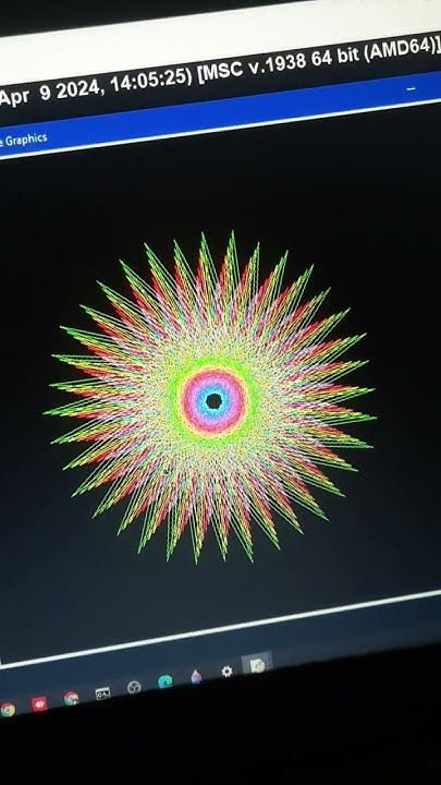 cool multicolored animation using Python turtle - YouTube