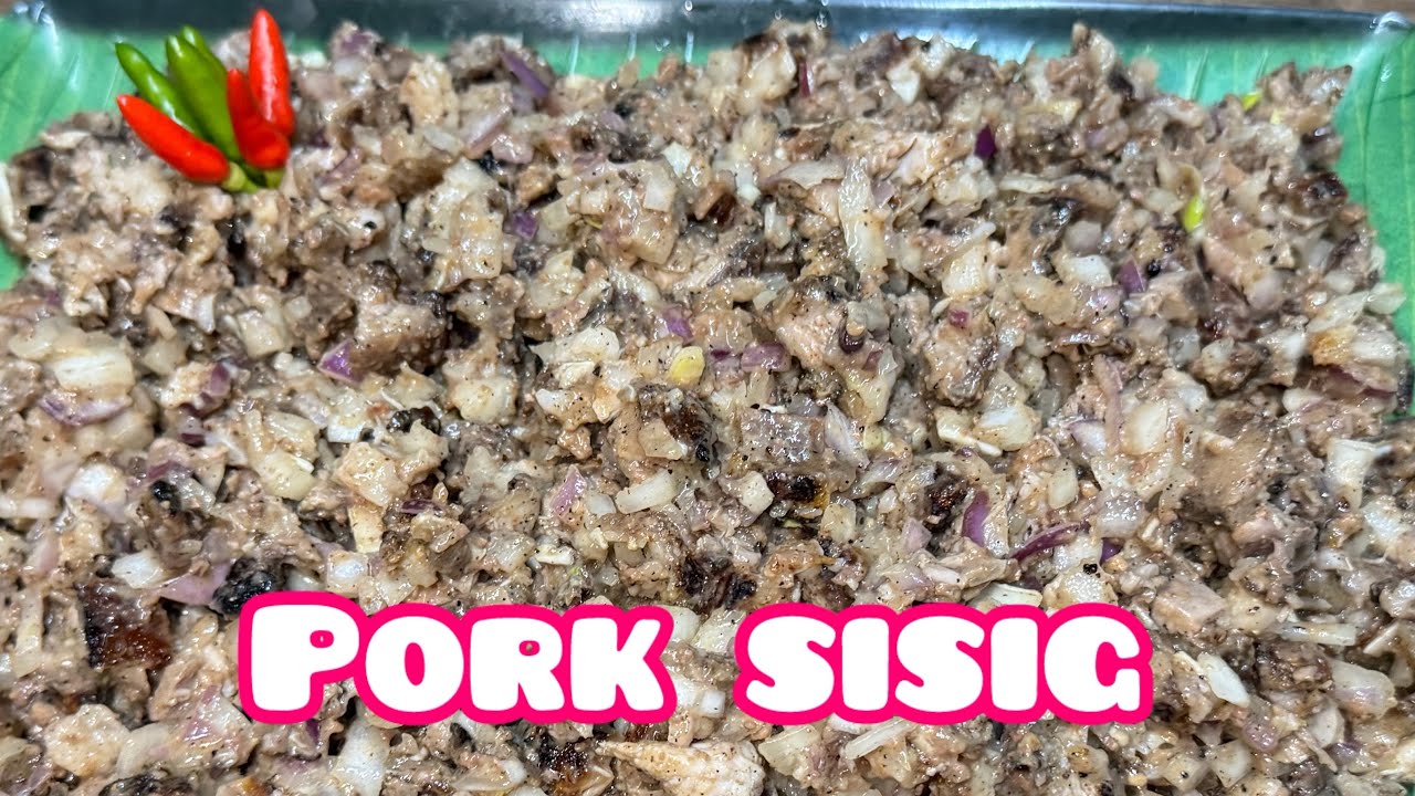PORK SISIG | OUR VERSION OF PORK SISIG. - YouTube
