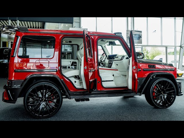 Red Mercedes G Class Suv