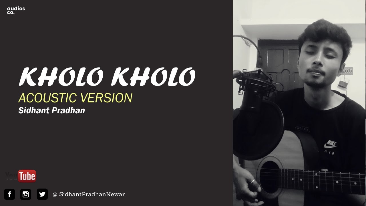 Kholo Kholo Acoustic LIVE Cover | Sidhant Pradhan | #youtubeshorts ...