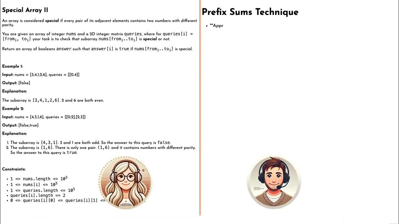 Special Array II | Leetcode Daily Challenge | Audio Podcast - YouTube