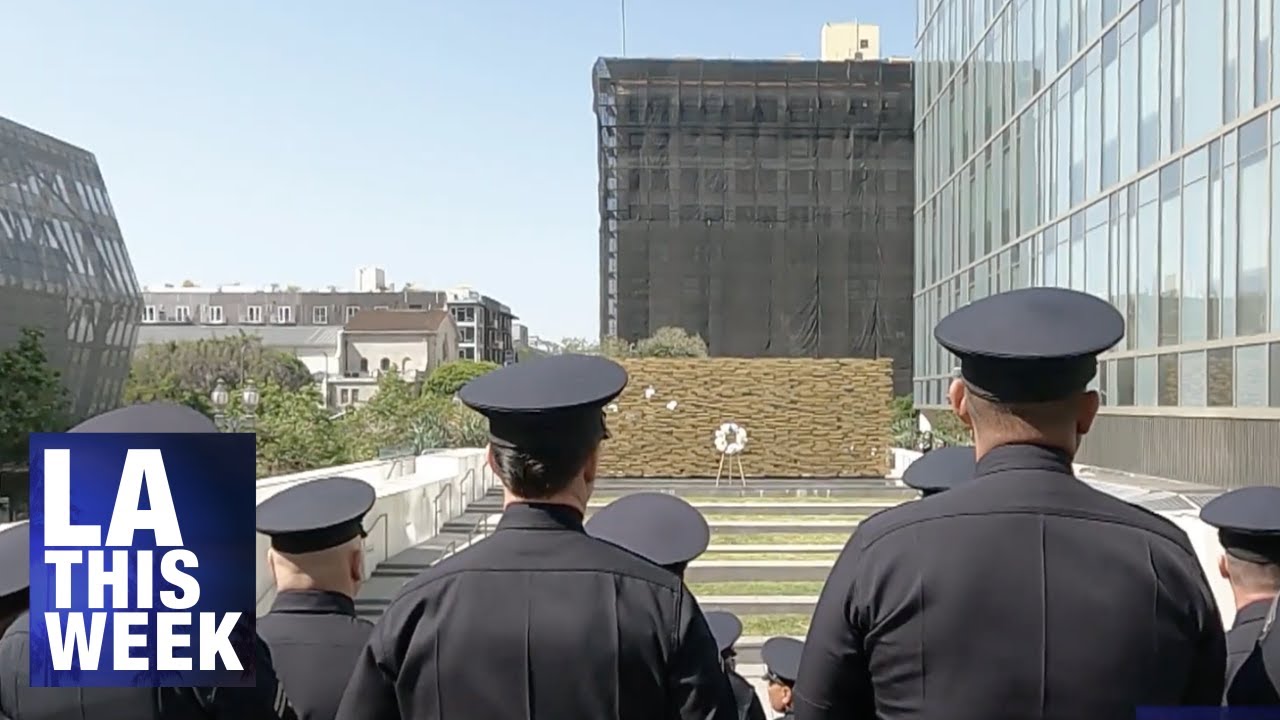 LAPD Honors Fallen Officers - Past and Present - YouTube