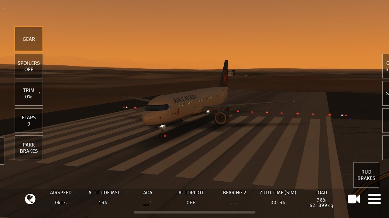 Doing a challenge with the A320 in infinite flight simulator (For IOS ...