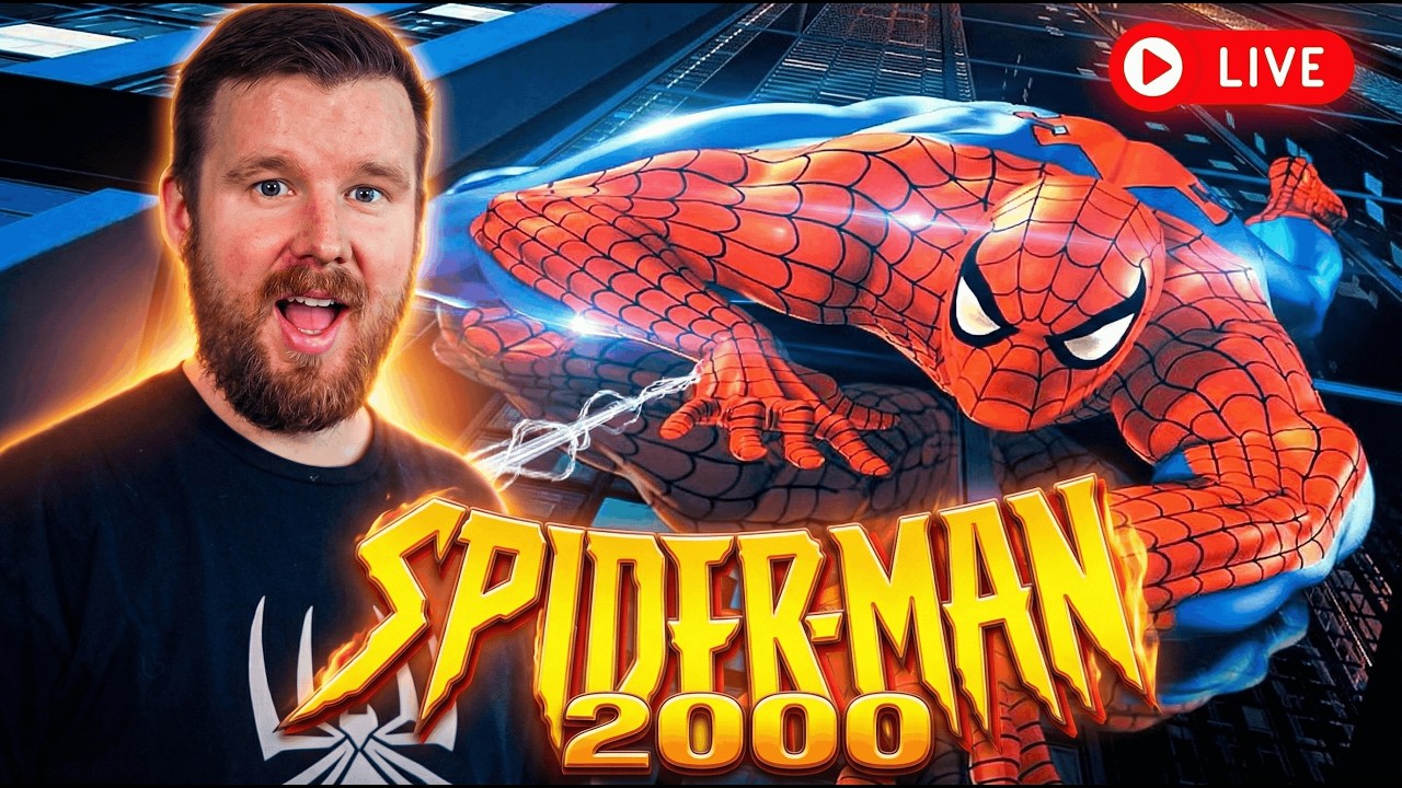 The BEST Spidey Game? 🕸️ Spider-Man (2000) PS1 Playthrough LIVESTREAM ...