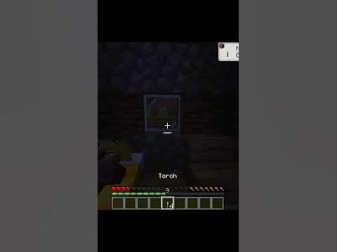 MINECRAFT.How to make(craft) Torch.minecraft pe/java/bedrock. # ...