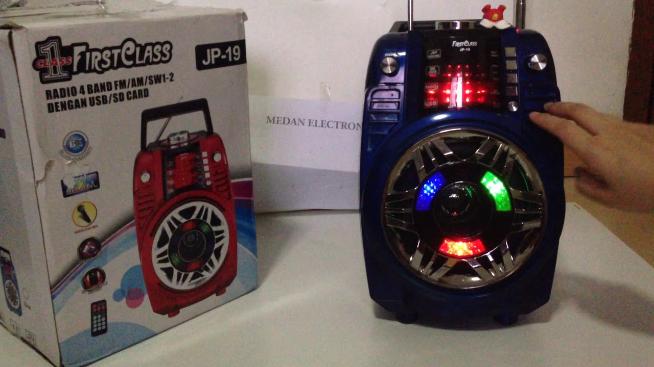 Radio Speaker First class 19 - YouTube