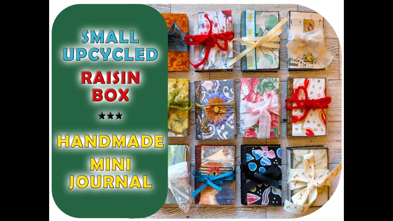 SOLD - From Raisins in a Box to Journaling in a Mini Book - Handmade ...