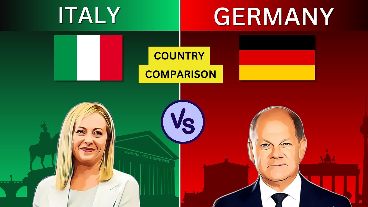 Germany vs Italy - Country Comparison - YouTube