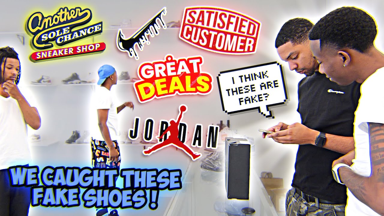 WE CAUGHT THESE FAKE SHOES ! DAY IN THE LIFE OF A SNEAKER STORE OWNER ...