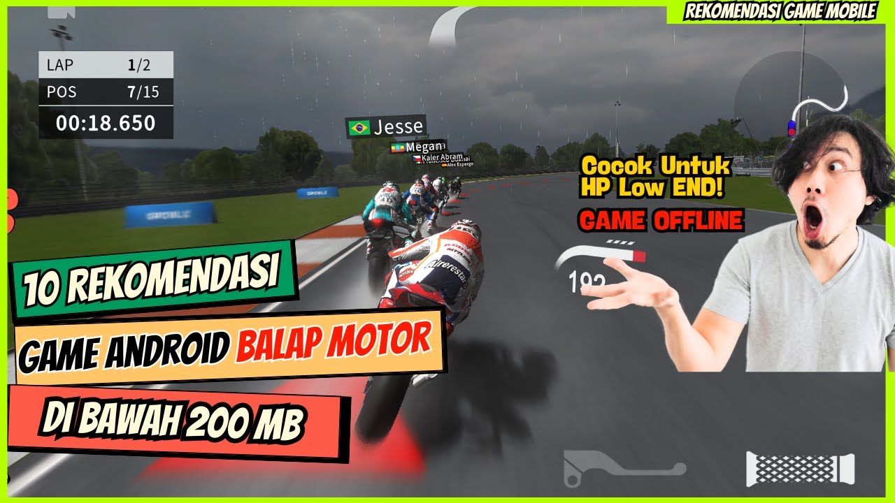 13 Rekomendasi Game BALAP MOTOR OFFLINE Android & iOS Di Bawah 200MB ...