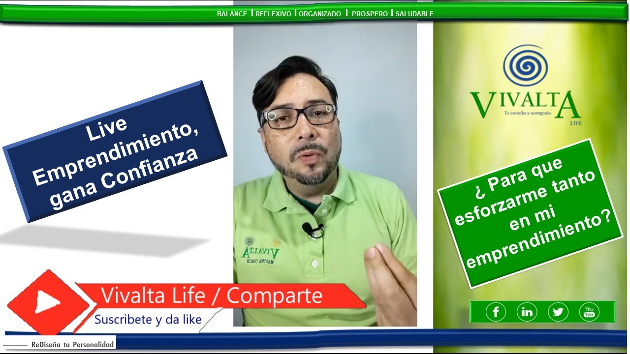 Live Emprendimiento, gana Confianza, Ray Cervantes Pro Coach Vivalta ...