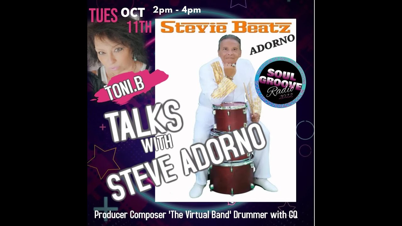 DJ TONI B - STEVIE BEATZ ADORNO SOUL GROOVE RADIO INTERVIEW - YouTube