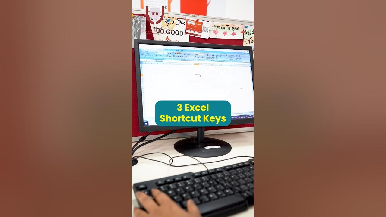 3 Most useful shortcut keys in MS Excel? | Advance Excel Tricks | IPB - YouTube