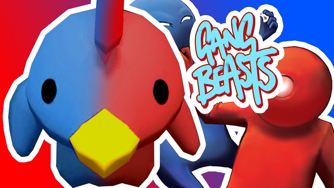 Gang Beasts! TEAM RED vs BLUE GANG! (HILARIOUS & FUNNY MOMENTS ...