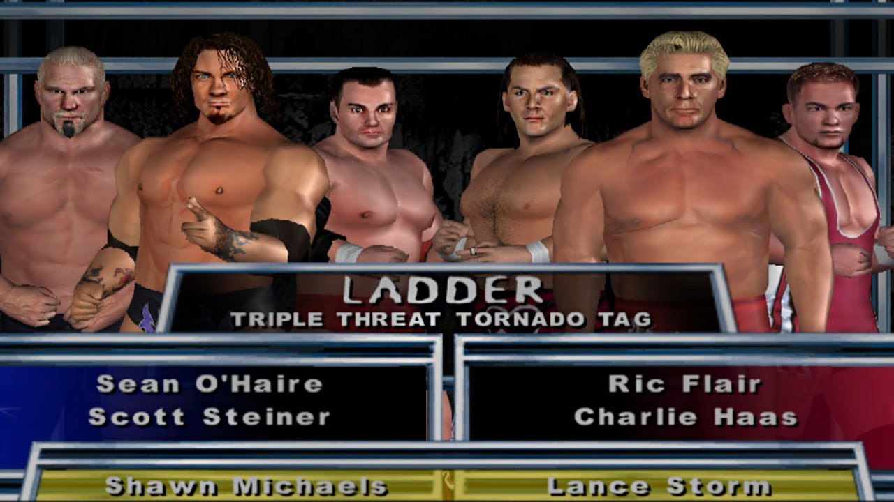 WWE SD! HCTP: Thrilling Triple Tag Ladder - O'Haire & Steiner vs Flair ...
