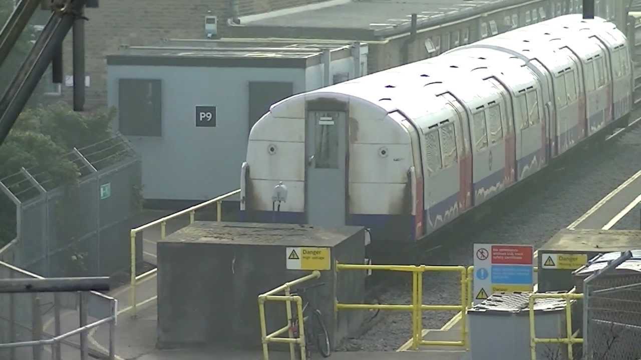 London Underground 1967 Stock at Lillie Bridge Depot - YouTube
