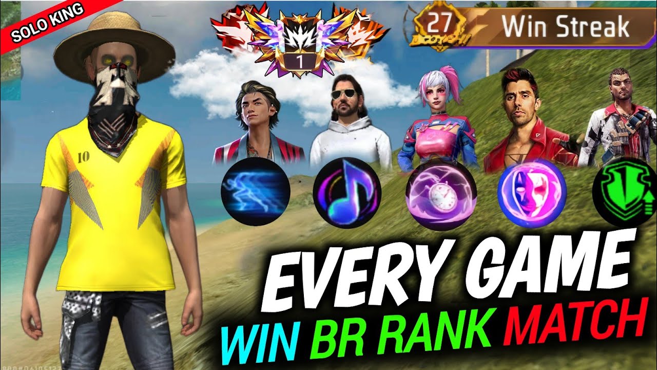 BR Rank push Trick Best Character | FF BR Rank push Trick - YouTube