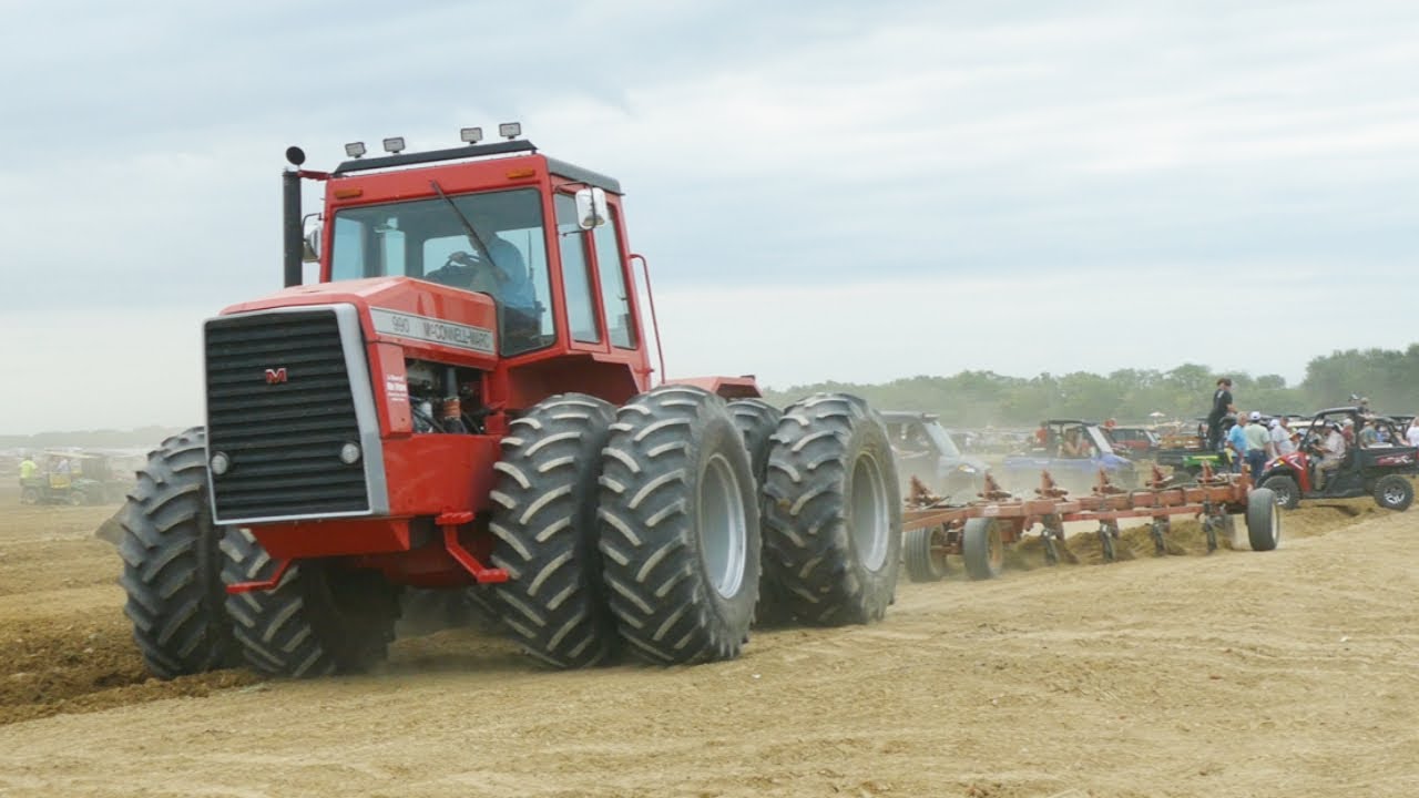 McConnell Marc 990 Plowing With 10-Furrow Plow - YouTube