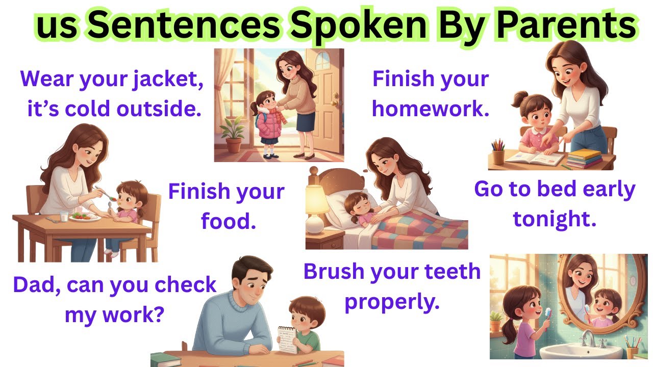 100 Mom & Child Daily Use English Questions & Answers | Spoken English ...