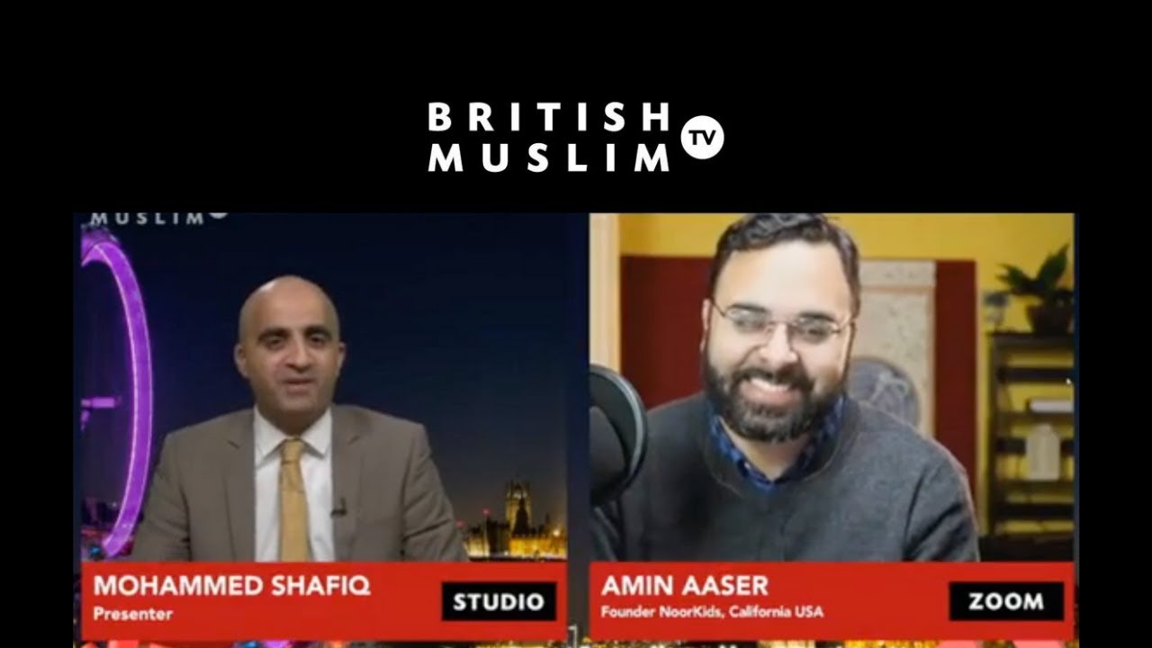 Noor Kids on British Muslim TV | Interview with Amin Aaser - YouTube