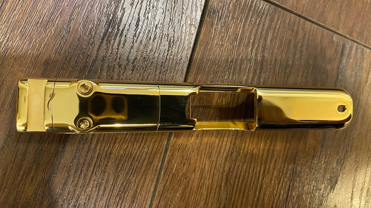 Strait from the Gold Tank! 24k Glock g43x Gold MOS- LuckeyPolishing ...