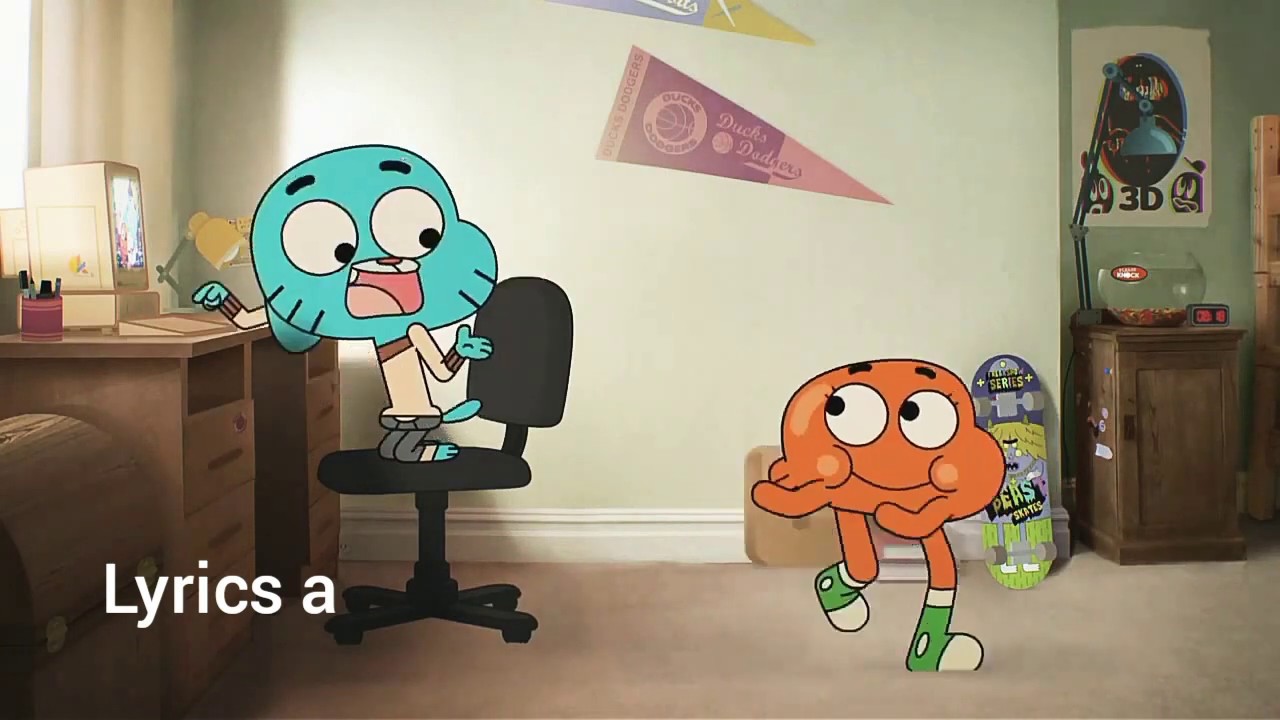 Gumball and Darwin dance the song dangerously - YouTube