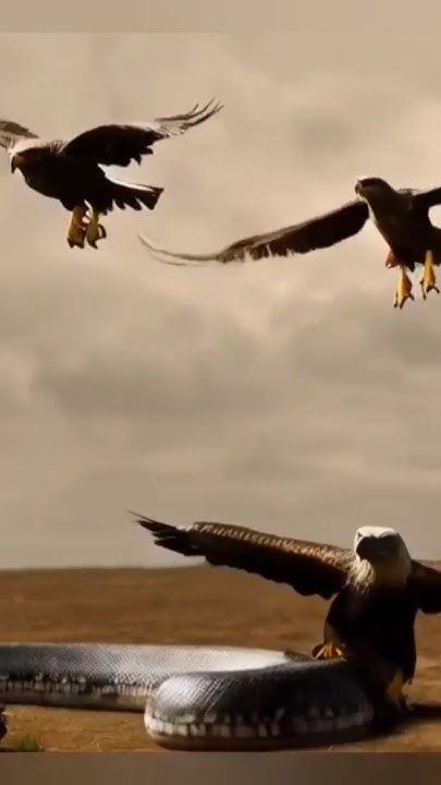 Eagle vs. Python: The Fierce Battle of Survival #shorts #ytshorts - YouTube