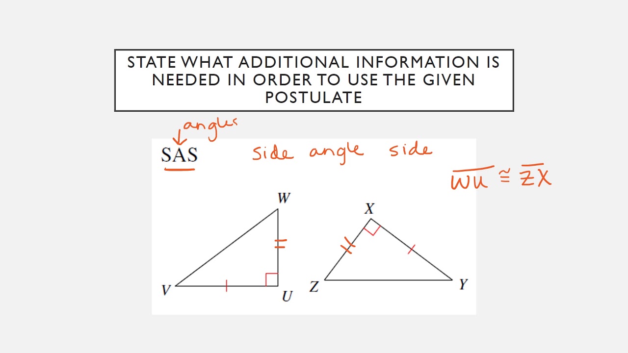 Triangle Congruence Theorems - YouTube