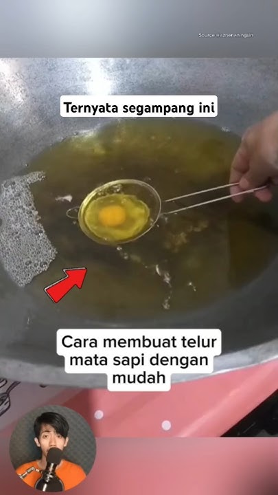 Cara membuat telur mata sapi dengan mudah #shorts #tips - YouTube